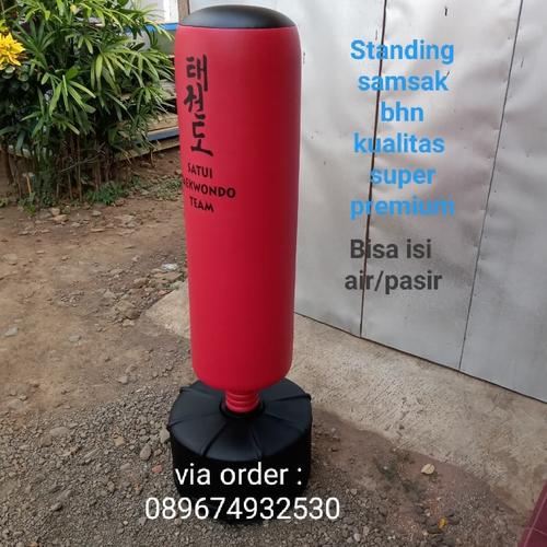 Jual samsak berdiri standing samsak punching boxing taekwondo gym ...