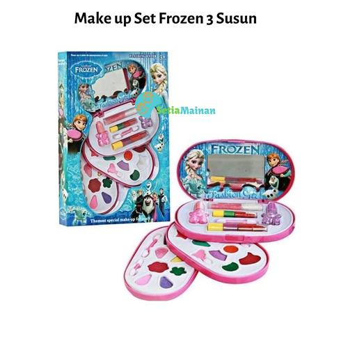 Jual Make Up Set Frozen 3 susun Mainan Anak Perempuan Dandan Rias Wajah ...