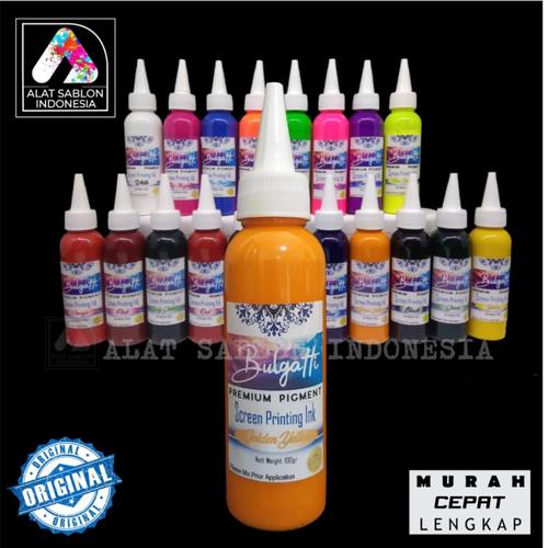 Jual BIANG WARNA SABLON ORANGE KUNING PIGMEN GOLDEN YELLOW BULGATTI ...