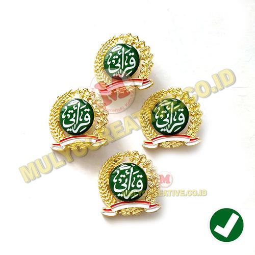 Jual Pin Bros Qiroati Murah Lencana Logo Qiroati Bahan Logam Kuningan ...