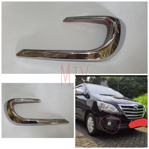 Jual RING FOGLAMP VARIASI GRAND INNOVA 2014 CROM SET KANAN KIRI - Kota ...