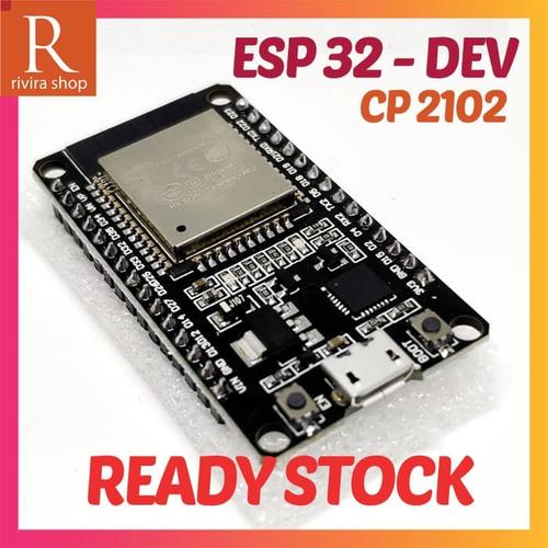 Jual esp32 esp-32 wireless wifi bluetooth 2.4ghz esp8266 arduino micro ...