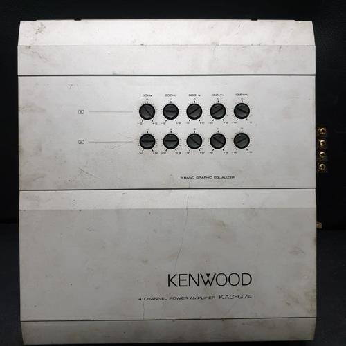 Jual Power Amplifier Kenwood 4 channel Tipe KAC Q74 made in Japan asli ...