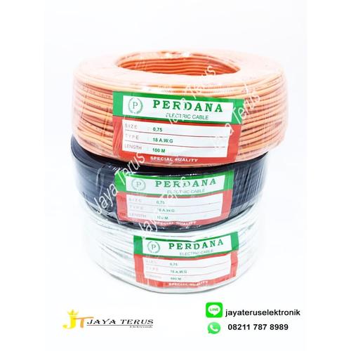 Jual Kabel 0,75/ Kabel Perdana/ Kabel listrik/ Kabel 100 meter/ Kabel ...