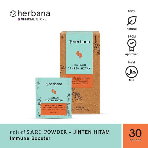 Promo Herbana Relief Sari Powder Jinten Hitam Habbatussauda Memelihara ...