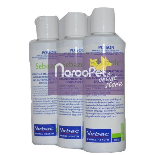 Jual Shampoo Virbac Sebazole 250ml - Kab. Sleman - NarooPetAquatic Shop ...