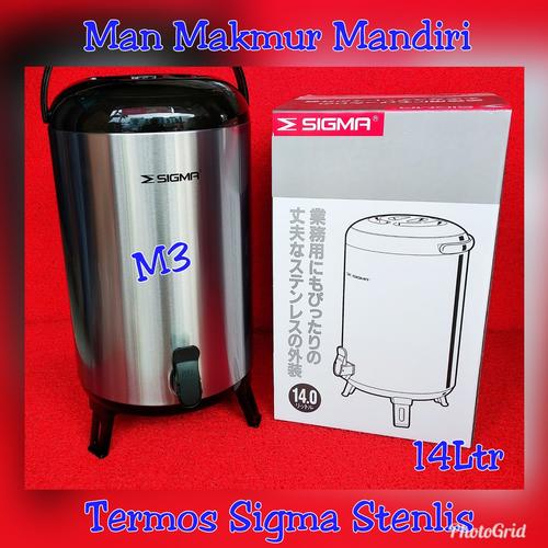 Jual Termos Sigma Air panas dan dingin / Termos stainles Sigma 14 liter ...