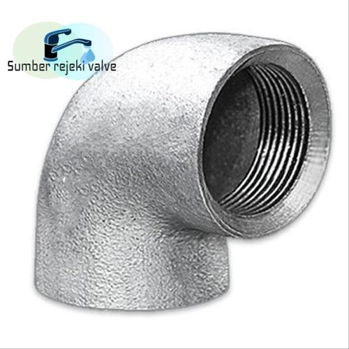 Jual Knee Elbow Besi Galvanis / CS 90 derajat drat 1/2" - Jakarta Barat - Sumber Rejeki Valve ...