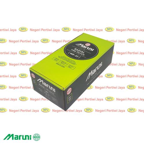 Jual Maruni Radial Tire Patch MR-22 Box - Karet Tambal Ban Tubeless ...