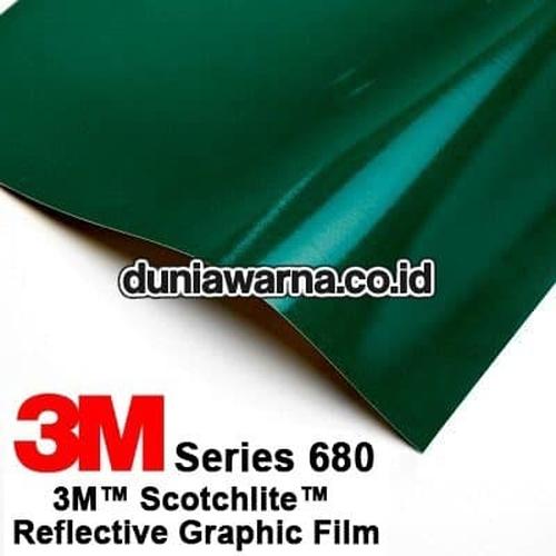 Jual [Per Meter] 3M SCOTCHLITE 680-77 GREEN Reflective Graphic Film ...