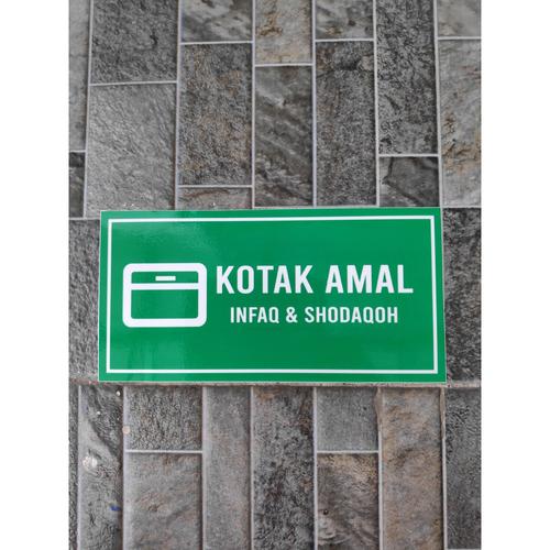Jual Stiker Vinyl Himbauan Tanda Sign Kotak Amal Infaq Masjid Musholla ...