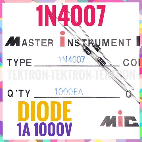 Jual Master Instrument Corp. Diode 1N400 1A 1000V 4007 dioda high ...