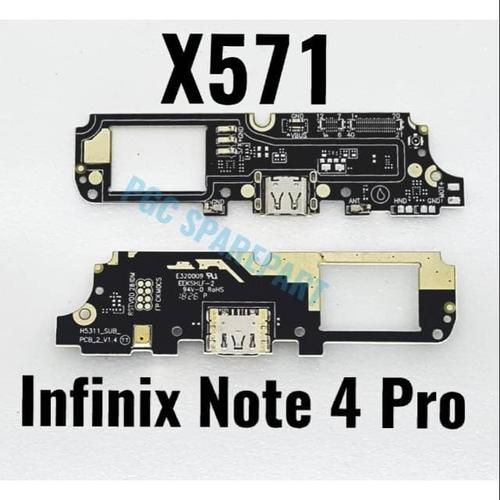 Jual PCB Connector Charger Mic Infinix Note 4 Pro - X571 Flexibele ...