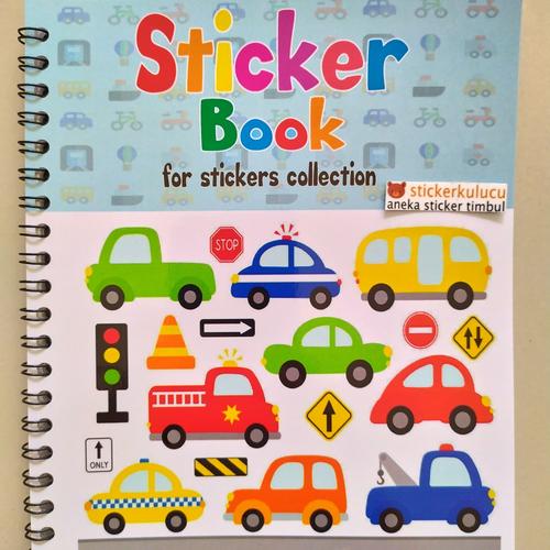 Jual Buku Stiker / Album Stiker / Sticker Book KENDARAAN - Kota ...