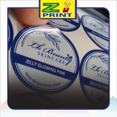 Jual Cetak stiker / stiker label vinyl+laminating + cutting custom ...