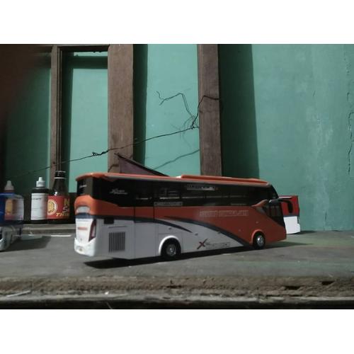 Jual Miniatur Bus STJ Sudiro Tungga Jaya SHD New Orange - Kab. Kebumen ...