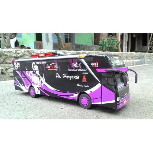 Jual Miniatur Bus Haryanto SHD Wayang Ungu - Kab. Kebumen - Papercraft ...
