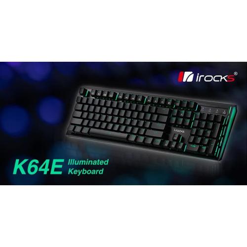 Jual IROCK K64E ILLUMINATED MECHANICAL KEYBOARD - Kota Malang - BZONES ...