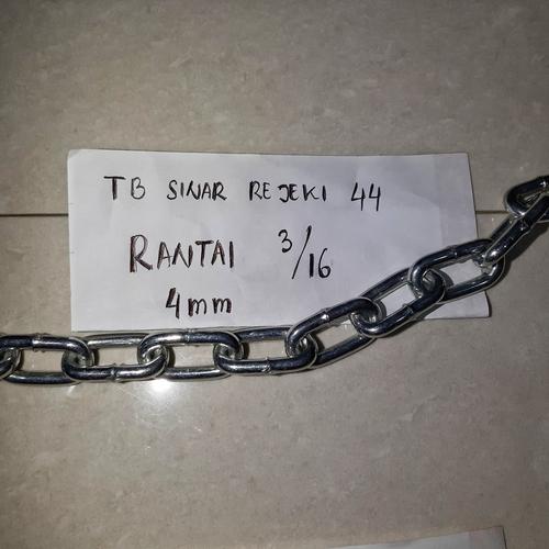Jual Rantai Besi Galvanis diameter 4mm ukuran 3/16 KUAT MOTOR PAGAR ...