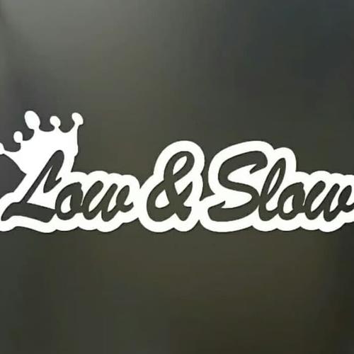 Jual stiker cutting LOW and SLOW untuk mobil motor laptop termurah ...