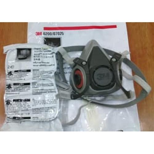 Jual Masker / Half Face Respirator 3M 6002 + Filter / Cartridge 6003 ...