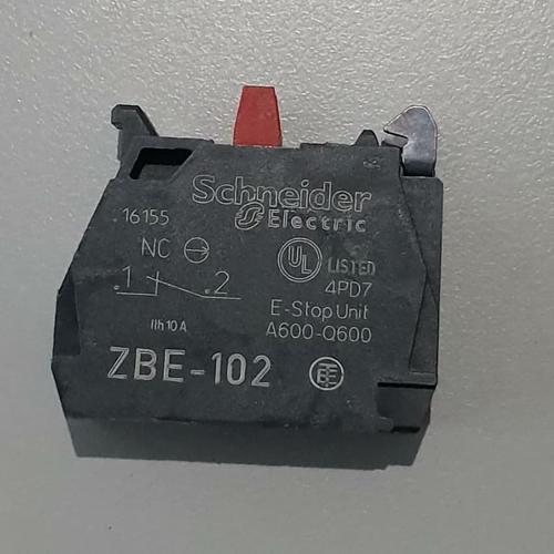 Jual Auxiliary Contact Block ZBE 102 Schneider Kontak Blok NC ZBE-102 ...