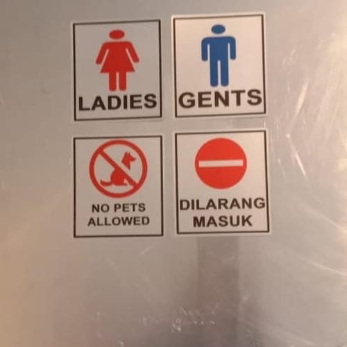 Jual SIGN LABEL K3 RAMBU SAFETY ANEKA SIGN HARGA PERBUAH UK 8.5X9.5CM ...