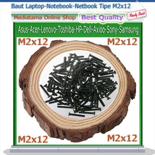 Jual Baut/Sekrup Laptop Notebook Netbook Tipe M2x12 - Kab. Sumedang ...