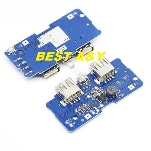 Jual Modul Powerbank 5V 2A Cas 2 Slot Multi Charger Step Up Protection ...