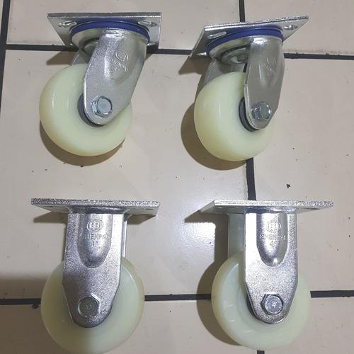 Jual Roda Trolley Nilon Heavy Duty 4 inch ( 2Hidup 2 mati ) - Jakarta ...