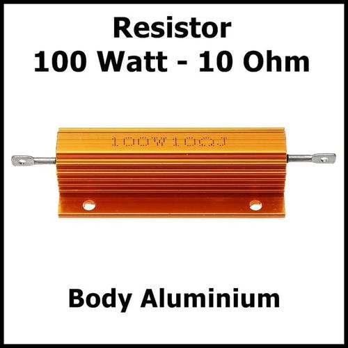 Jual Resistor 100 Watt 10 Ohm body aluminium 100W 10ohm 100 w 10R ...