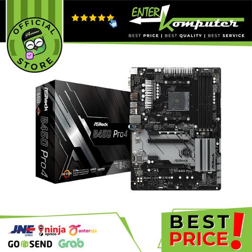 Jual ASRock B450 Pro 4 (AM4, AMD Promontory B450, DDR4, USB3.1, SATA3 ...