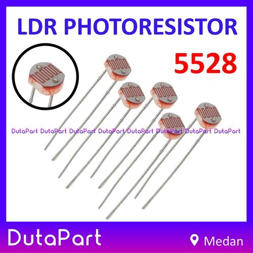 Jual LDR Sensor Cahaya 5528 Light Dependent Resistor 5mm Photoresistor ...