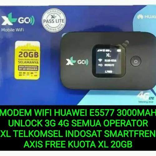 Jual XL GO MODEM WIFI HUAWEI E5577 UNLOCK 4G SEMUA OPERATOR GSM ...