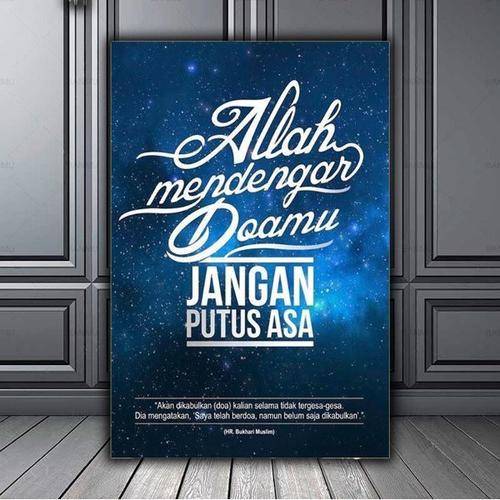 Jual Hiasan Dinding Kata Poster Pajangan Tembok Dekorasi Rumah QT85 ...