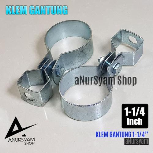 Jual Klem Pipa Gantung 1-1/4" Tebal / Klem Gantung Hanger Clamp Engsel ...