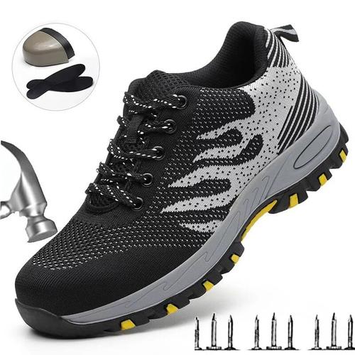 Jual Sepatu Safety Model Sport Motif Api Grey Abu - Kota Semarang ...