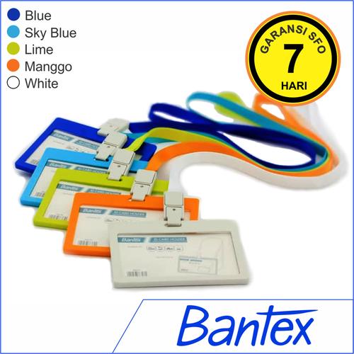 Jual ID Card Holder Bantex Landscape + Lanyard (90mm x 54mm) - Kota ...