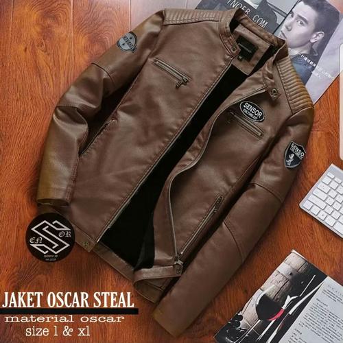 Jual Jaket Motor Bikers Rider Semi Kulit Karlit Ori Distro Warna Coklat ...