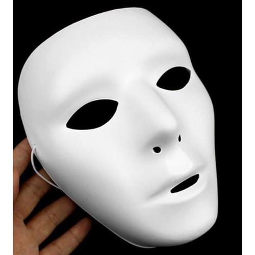 Jual Topeng Putih Full face polos untuk dance atau Lukis - Kota ...