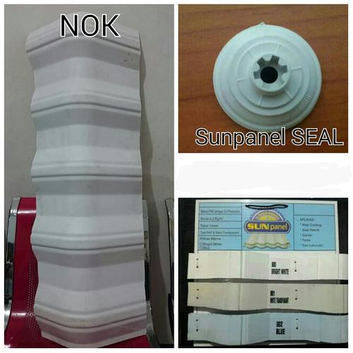 Jual NOK/Wuwungan uPVC SUN PANEL Twinwall 77cm - Biru Muda - Jakarta ...