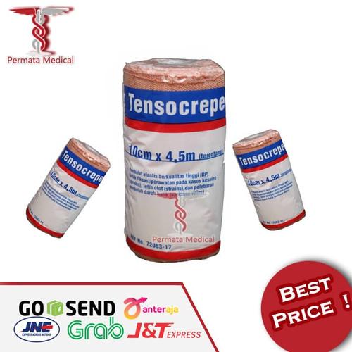 Jual Tensocrape 4 inci / elastic bandage / Perban elastis 10 cm ...