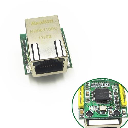 Jual Mini W5500 USR-ES1 ENC28J60 SPI to LAN Ethernet module for arduino ...