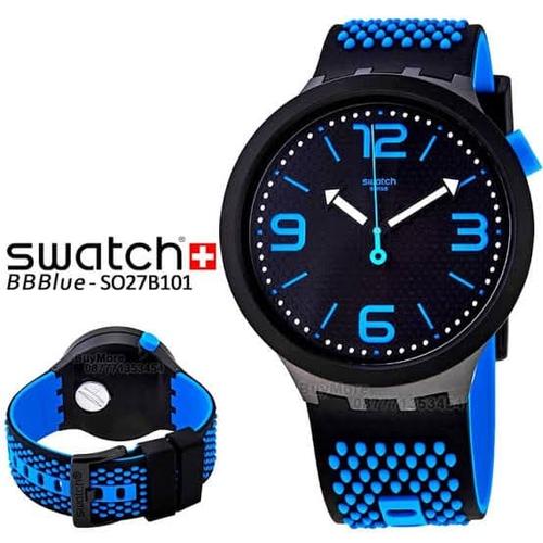 Jual Swatch BIG BOLD SO27B101 BBBLUE ORIGINAL Jam Tangan Analog Pria ...