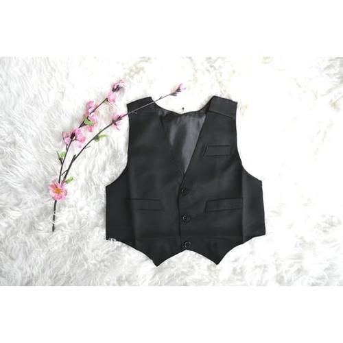 Jual VEST ANAK LAKI HITAM POLOS - VEST ROMPI JAZ ANAK COWO - 0 - Kota ...