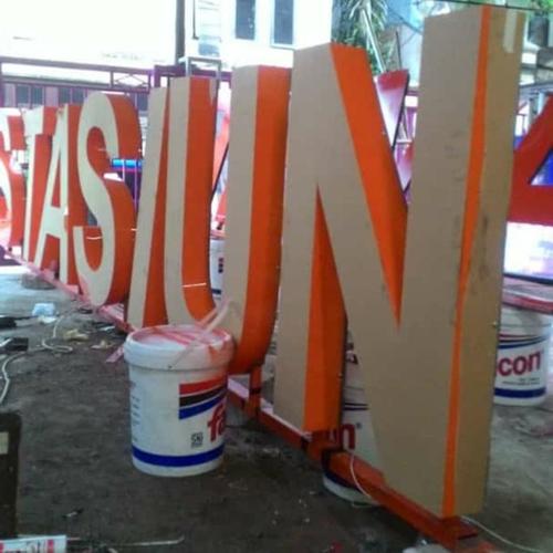 Jual huruf neon huruf timbul huruf lampu huruf usaha neon sign neon box ...