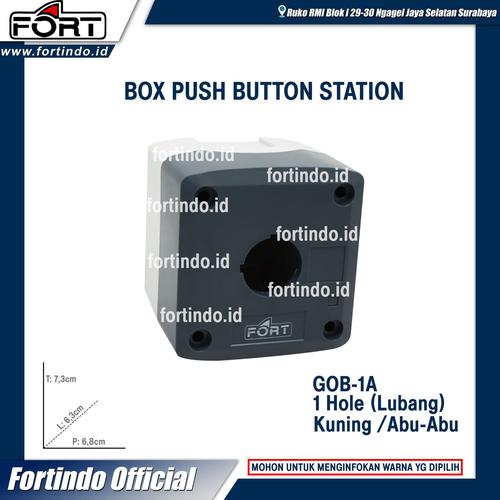 Jual Control Box Push Button Station GOB-1A 22mm 1 Hole Telemecanique ...