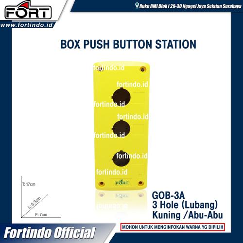 Jual Control Box Push Button Station GOB-3A 22mm 3 Hole Telemecanique ...