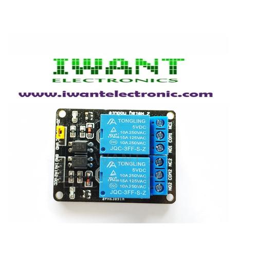 Jual RELAY MODULE 2 CHANEL FOR ARDUINO - Kota Bandung - I.WANT ...