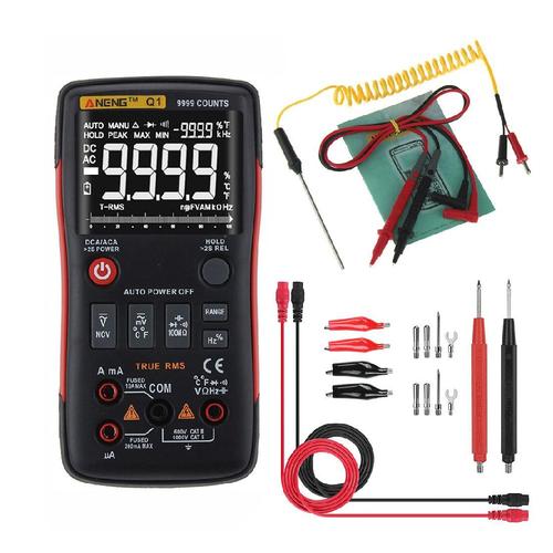 Jual Multimeters ANENG Q1 9999 Counts True RMS Digital Multimeter AC DC ...